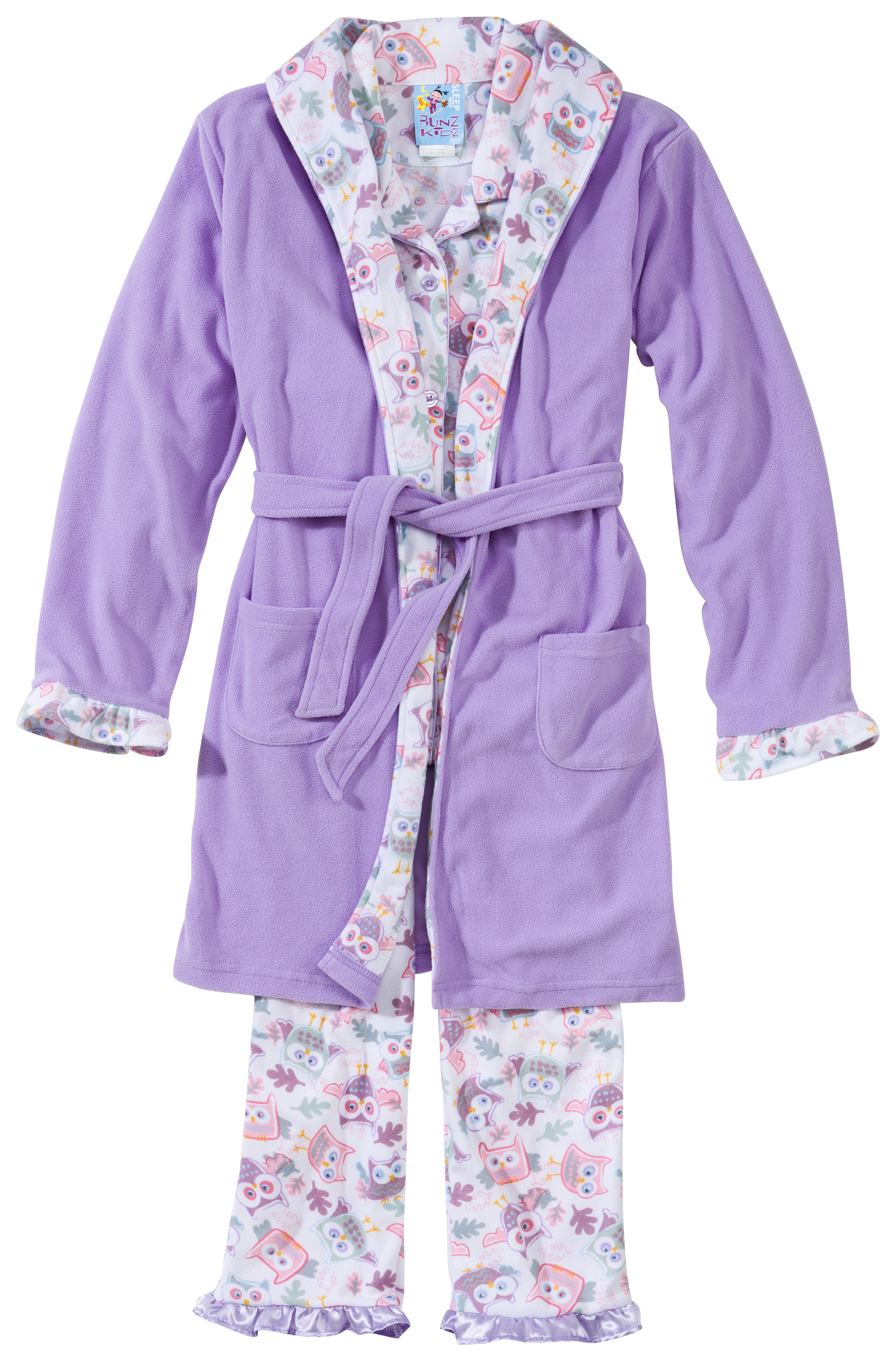 Bass Pro Shops Night Owl 3-Piece Robe and Pajama Set for Babies ...